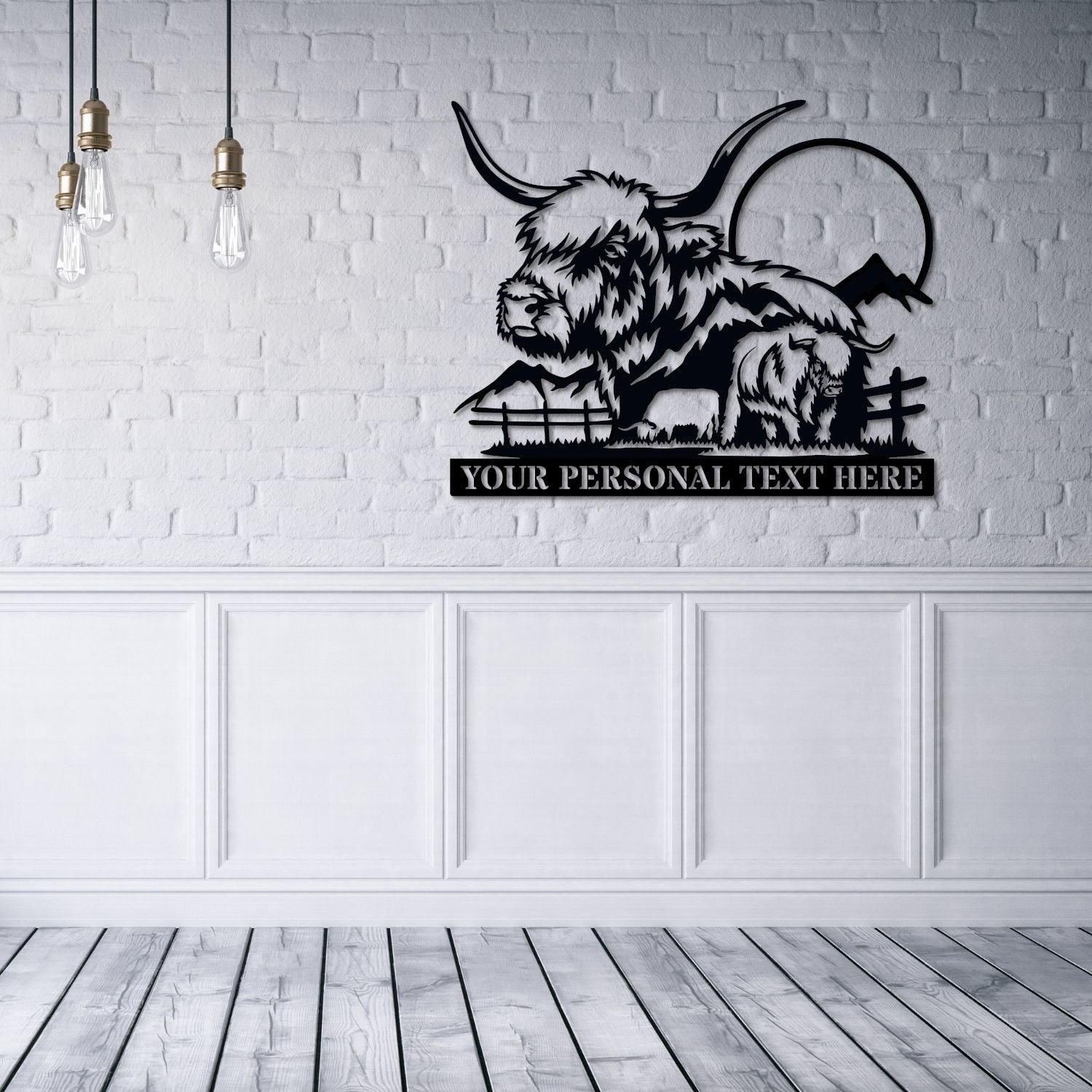 Personalized Yak Name Metal Sign Gift. Custom Yak Ox Wall Decor Displa ...