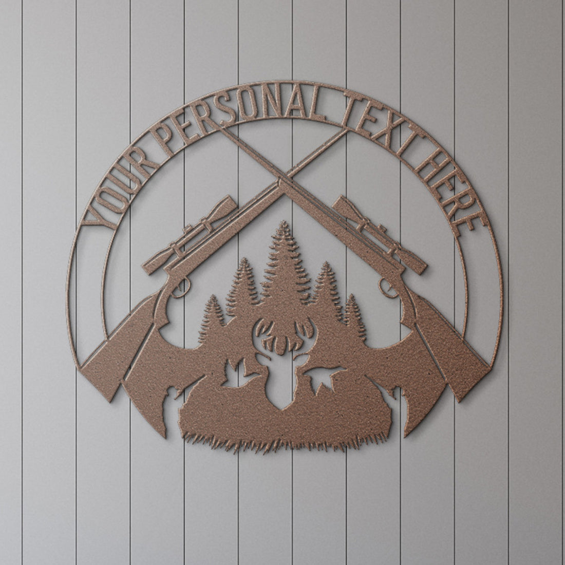 Personalized Name Metal Sign For Hunter. Customizable Hunting Cabing W ...