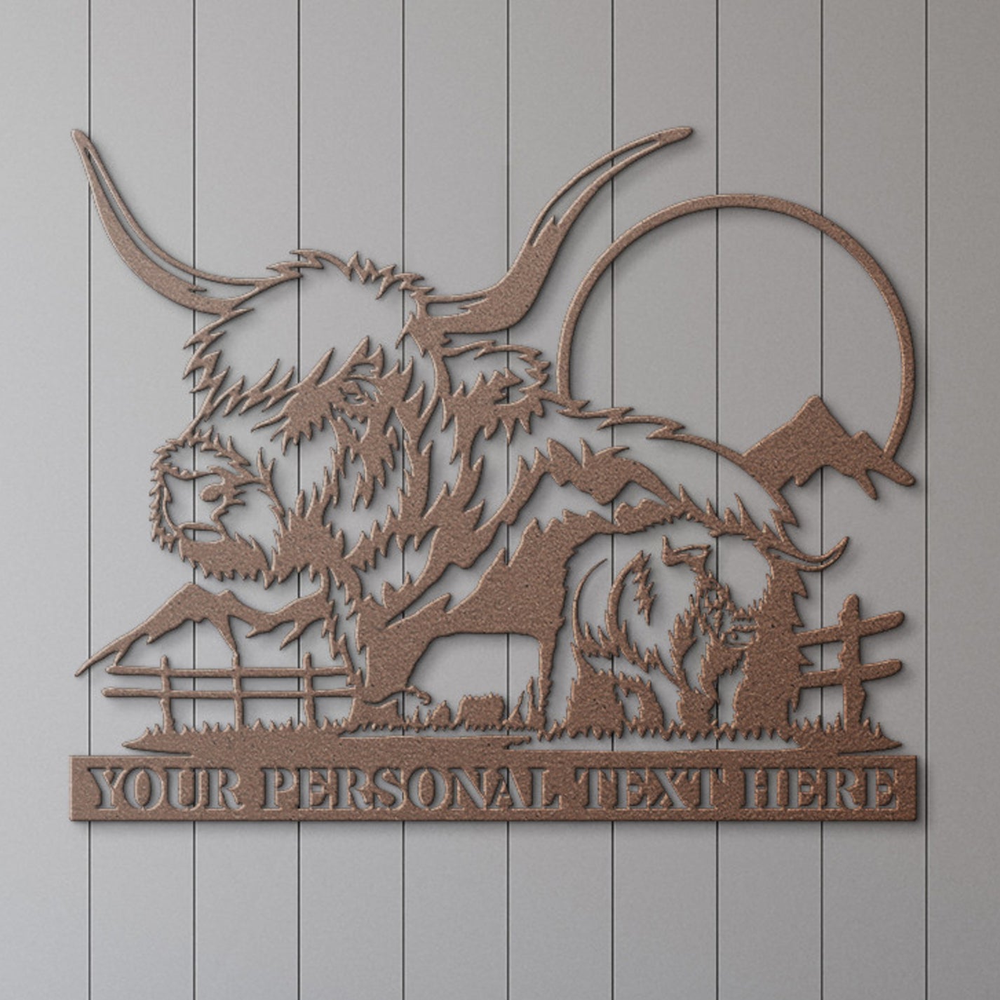 Personalized Yak Name Metal Sign Gift. Custom Yak Ox Wall Decor Displa ...