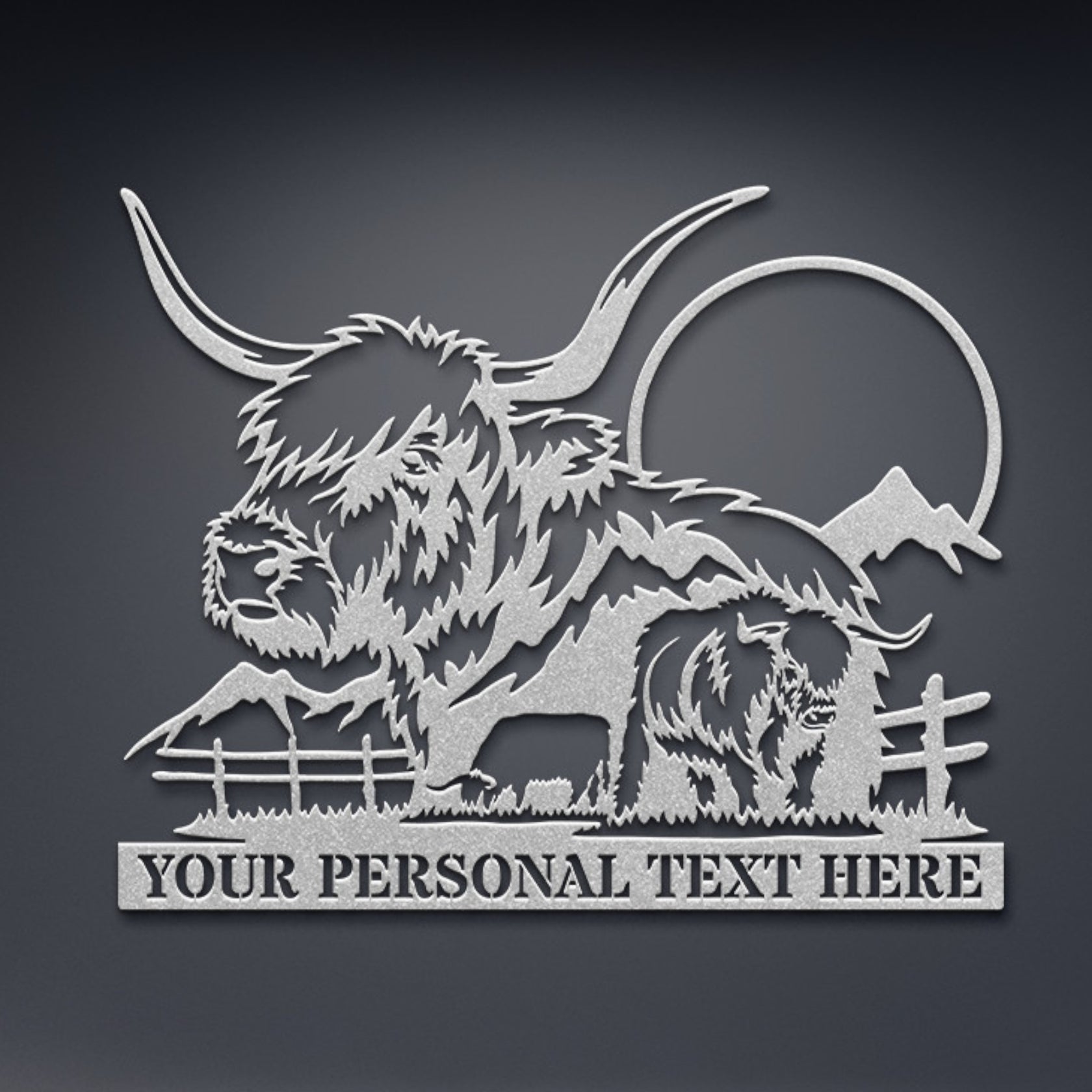 Personalized Yak Name Metal Sign. Custom Yak Ox Wall Decor Gift – Coolcin