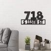 Personalized Address - Custom Multicolor Steel Sign – Coolcin