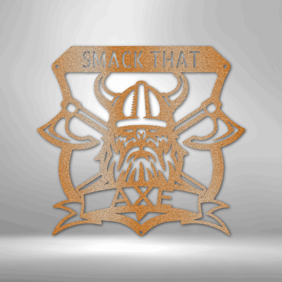 Personalized Viking With Horns Name Metal Sign - Custom Multicolor Vik ...