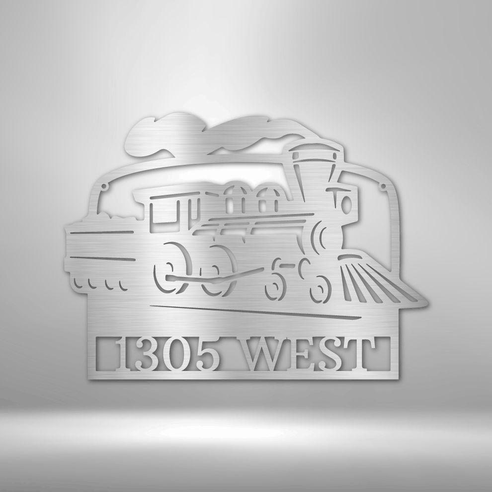 Personalized Coal Train Metal Sign - Custom Multicolor Railroad Steel ...