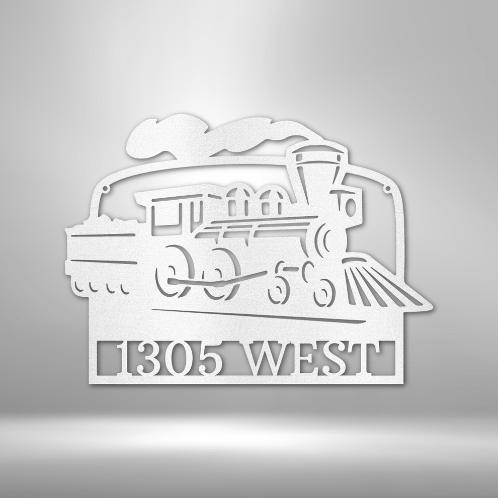 Personalized Coal Train Metal Sign - Custom Multicolor Railroad Steel ...
